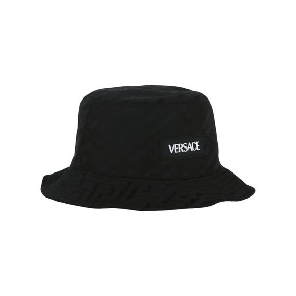 Versace | Accessories | Versace Logo Bucket Hat Black Mens | Poshmark
